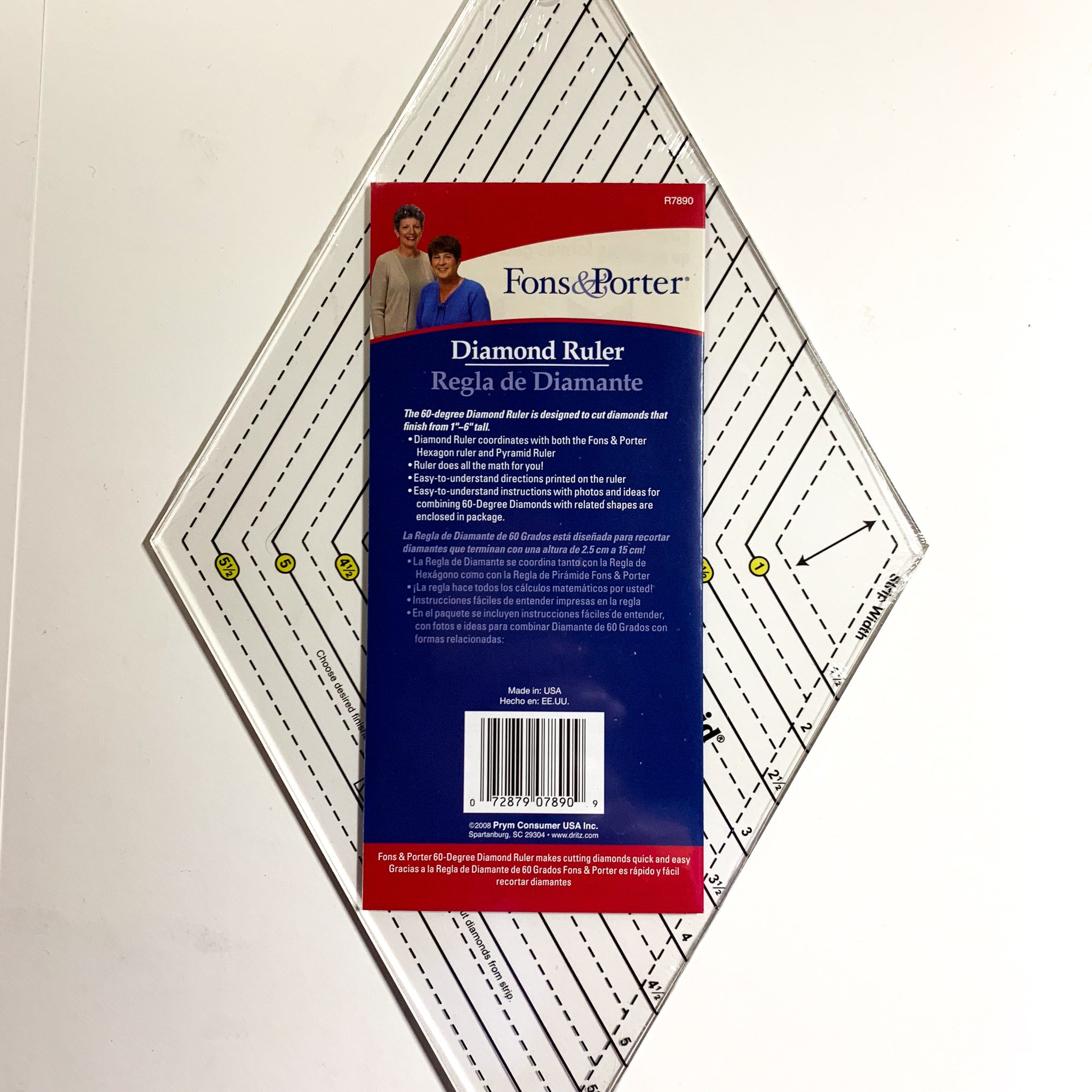 Fons & Porter 7890 Diamond Ruler | Chez-Helene